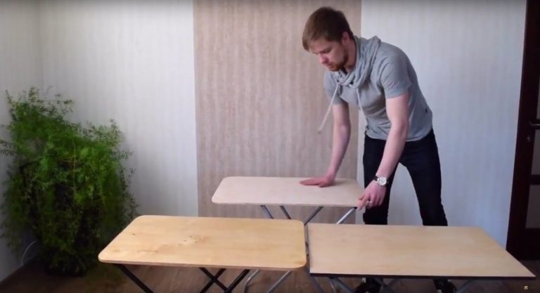 Складной стол своими руками: 70 фото и чертежи самых интересных вариантов