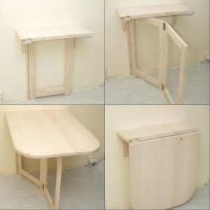 Складной стол своими руками: 70 фото и чертежи самых интересных вариантов